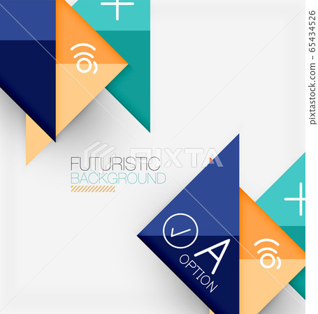 Abstract background, geometric business... - Stock Illustration ...