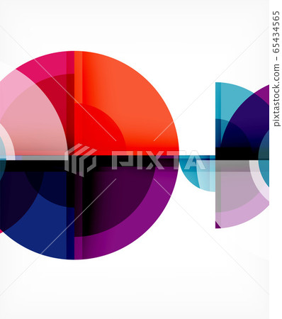 Abstract background, circle and triangle design... - Stock Illustration ...