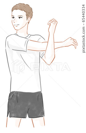 Arm stretch - Stock Illustration [65440334] - PIXTA