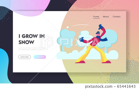 Winter Time Season Vacation Active Weekend... - Stock Illustration ...