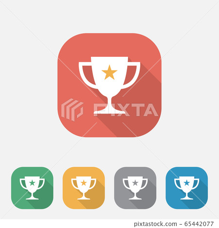 Throphy icon vector - Stock Illustration [65442077] - PIXTA