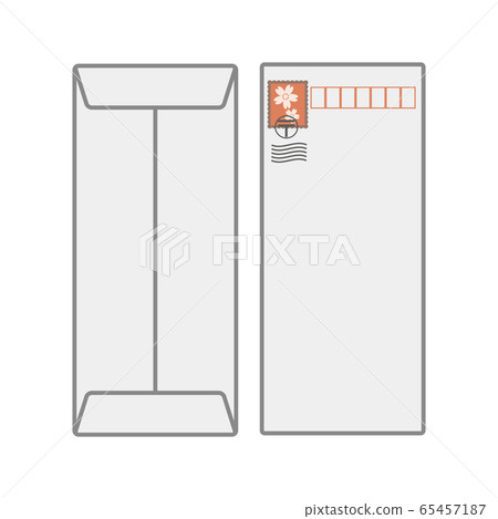 Vertical envelope - Stock Illustration [65457187] - PIXTA