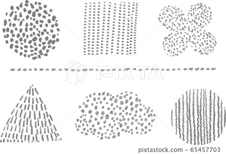 Hand drawn material vector set - Stock Illustration [65457703] - PIXTA