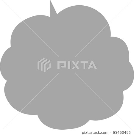 Cloud speech bubble conversation frame cute... - Stock Illustration ...