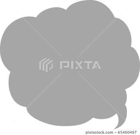Cloud speech bubble conversation frame cute... - Stock Illustration ...