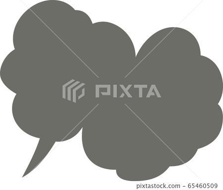 Cloud speech bubble conversation frame cute... - Stock Illustration ...