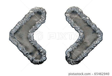 Set of symbols left and right angle bracket... - Stock Illustration ...