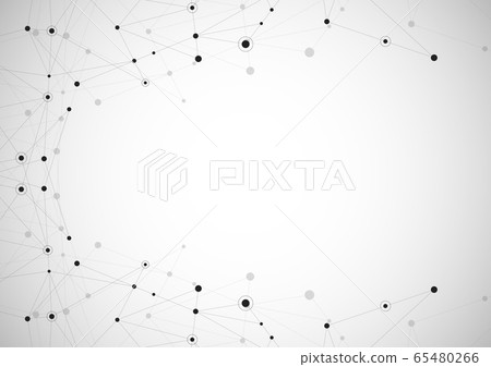 Abstract connection background with lines and... - Stock Illustration ...