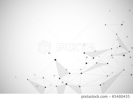 Abstract connection background with lines and... - Stock Illustration ...