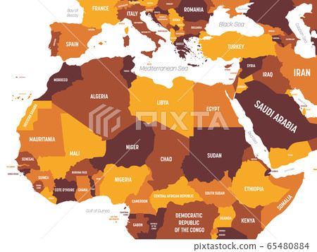Northeast Africa Map Map Of Northeastern Africa Album Alb8361204