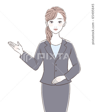Concierge right hand - Stock Illustration [65495645] - PIXTA