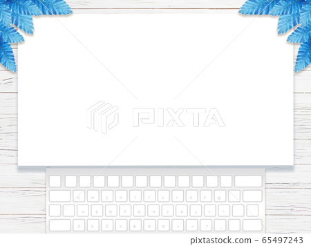 Message board on board (wood deck), keyboard... - Stock Illustration ...