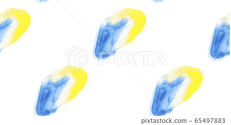 Geometric watercolor seamless pattern with... - Stock Illustration ...