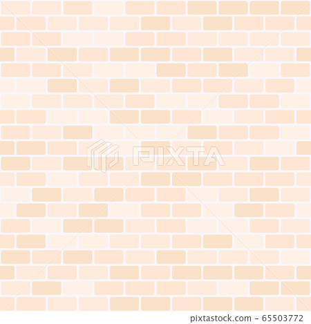 Peach brick wall pattern. Seamless vector - Stock Illustration ...