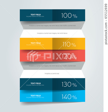 Chart, schedule design template. Vector banner. - Stock Illustration ...