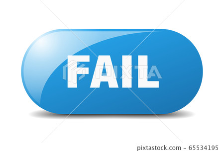 fail button. fail sign. key. push button. - Stock Illustration ...