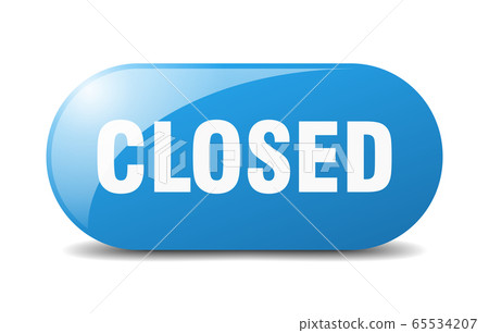 closed button. closed sign. key. push button. - Stock Illustration ...