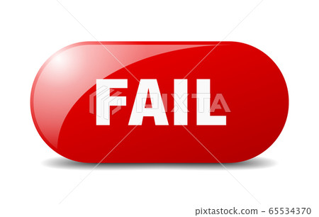 fail button. fail sign. key. push button. - Stock Illustration ...