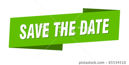 save the date banner template. save the date - Stock Illustration ...