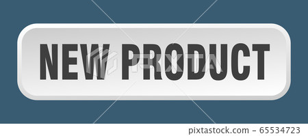 new product button. new product square 3d push - Stock Illustration ...