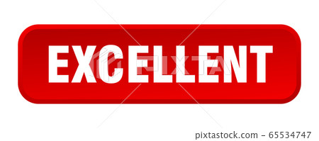 excellent button. excellent square 3d push button - Stock Illustration ...