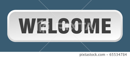welcome button. welcome square 3d push button - Stock Illustration ...