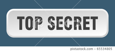 top secret button. top secret square 3d push - Stock Illustration ...