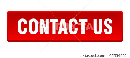 contact us button. contact us square red push - Stock Illustration ...
