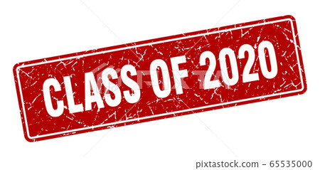 class of 2020 stamp. class of 2020 vintage red - Stock Illustration ...