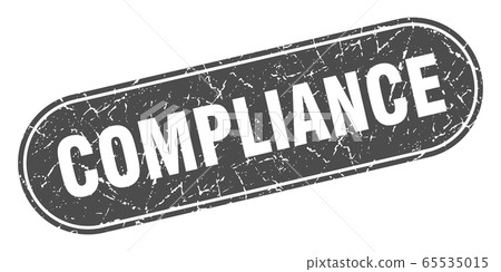 compliance sign. compliance grunge black stamp. - Stock Illustration ...