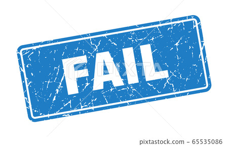 fail stamp. fail vintage blue label. Sign - Stock Illustration ...