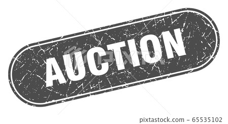 auction sign. auction grunge black stamp. Label - Stock Illustration ...