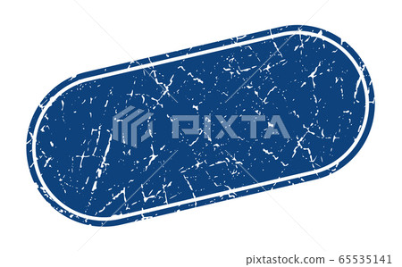 blank sign. blank grunge blue stamp. Label - Stock Illustration ...