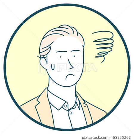 Troubled men - Stock Illustration [65535262] - PIXTA