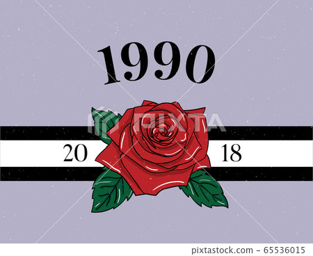 slogan 1990 phrase graphic vector Print Fashion - Stock Illustration ...