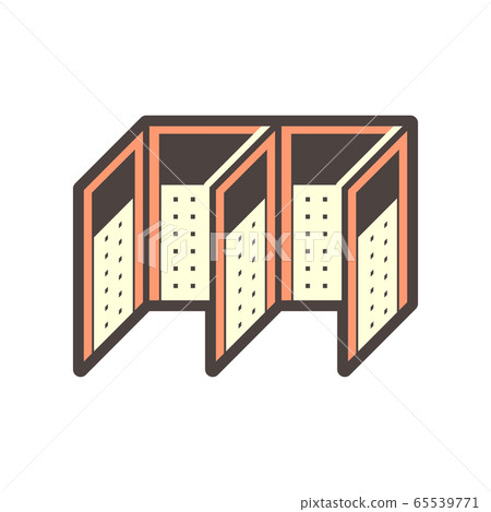partition wall icon - Stock Illustration [65539771] - PIXTA
