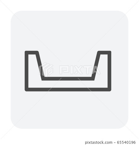 street gutter icon - Stock Illustration [65540196] - PIXTA