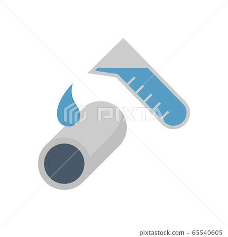 pipe test icon - Stock Illustration [65540605] - PIXTA