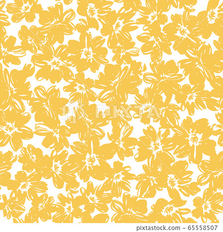 Abstract Seamless Floral Pattern, - Stock Illustration [65558507] - PIXTA