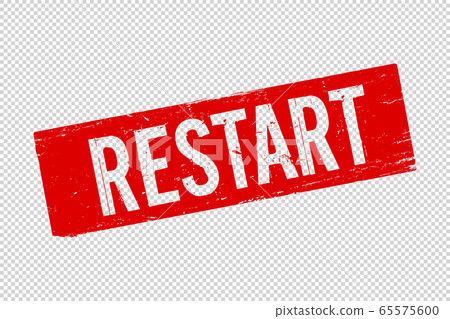 Restart sign. Vector illustration - Stock Illustration [65575600] - PIXTA