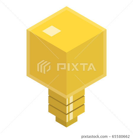 isometric light bulb lamps - Stock Illustration [65580662] - PIXTA