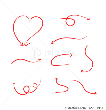 Hand drawing handwriting & symbols - Stock Illustration [65583941] - PIXTA