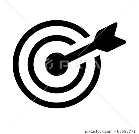 Target, aim, hit, hit vector icon - Stock Illustration [65585771] - PIXTA