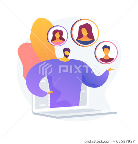 Customer persona abstract concept vector... - Stock Illustration ...