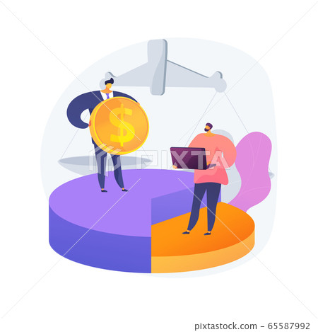 Income inequality abstract concept vector... - Stock Illustration ...