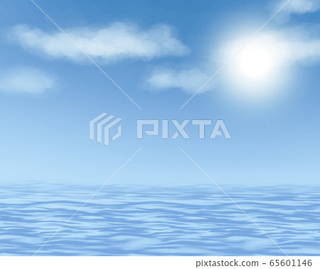 illustration of concept sea or ocean calm water... - Stock Illustration ...