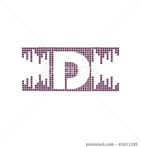 D wave digital audio logo and vector icon - Stock Illustration ...