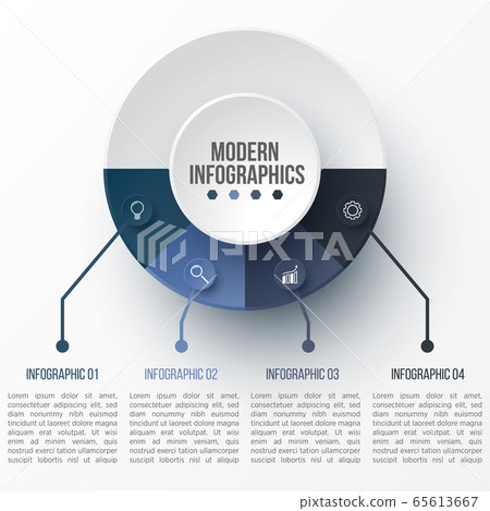 Vector 3D infographic template for presentation. - Stock Illustration ...