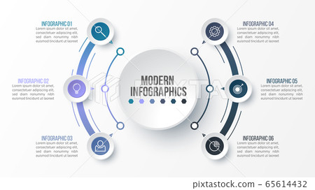 Vector 3D infographic template for presentation. - Stock Illustration ...