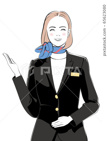 Female _ concierge 2 - Stock Illustration [65623080] - PIXTA